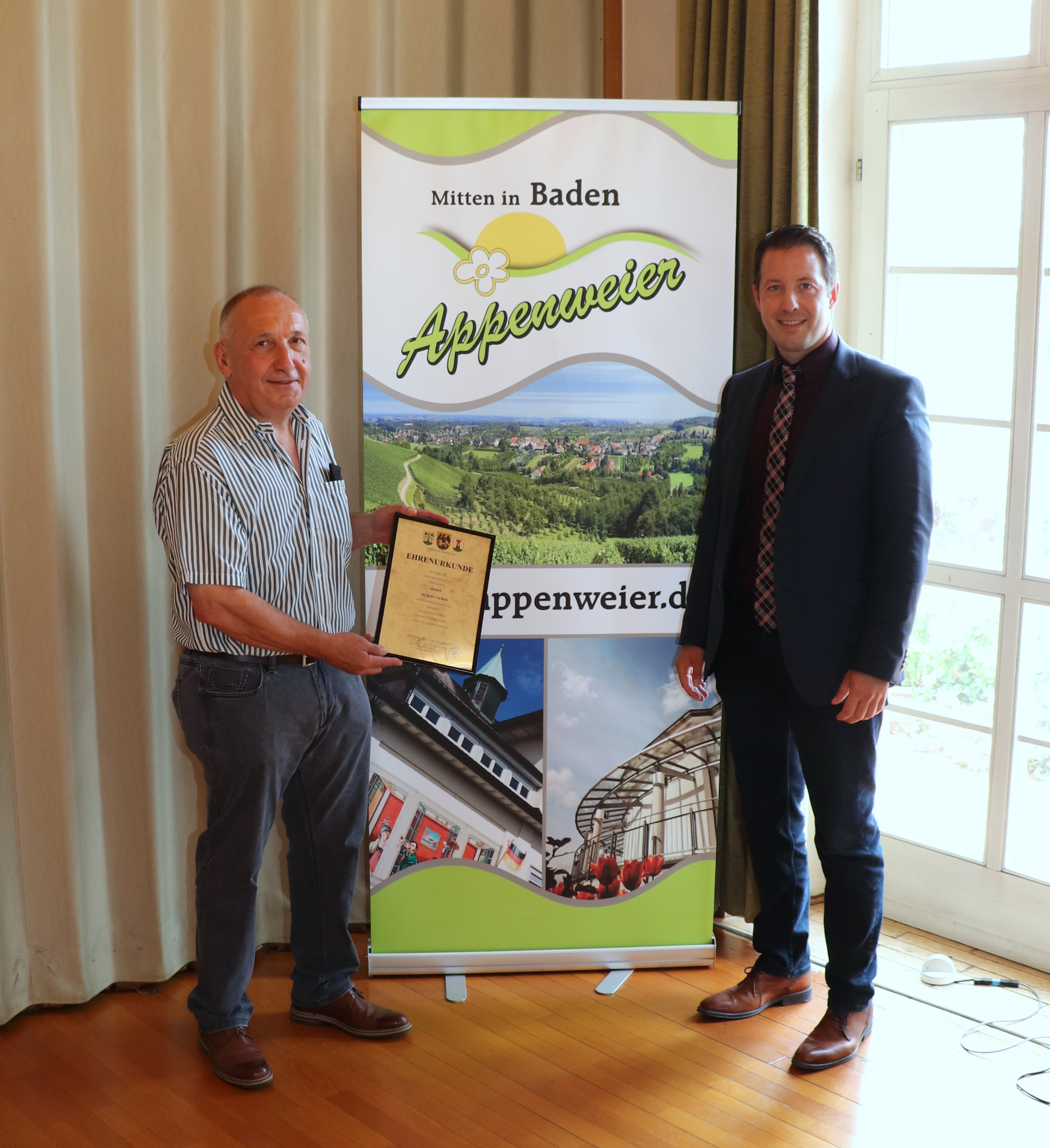 40-jähriges Dienstjubiläum für Appenweierer Förster - Gemeinde ...